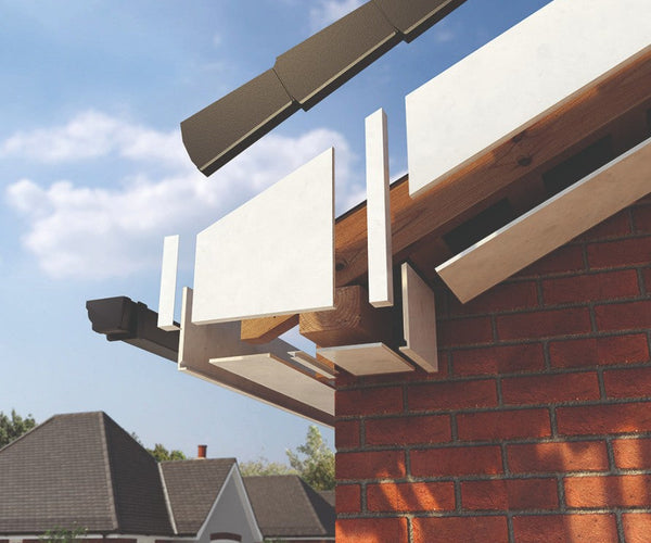 White uPVC Fascia & Soffit Boards | 5mt Lengths | All Widths – The Wall ...
