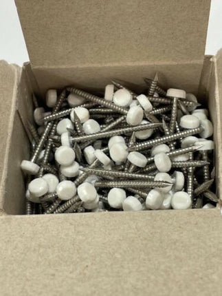 White uPVC Polypins & Polynails | 30mm, 40mm & 65mm Fixings – The Wall ...